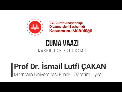 17 Aralık 2021 - Cuma Vaazı -  Mehmet Akif'in Kastamonu Nasrullah Kürsüsünden Seslenişi