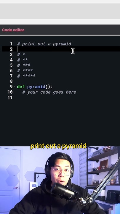 And This Is How You Print Out A Pyramid 👀 Computerscience Coding Stem Apcs Python Youtube