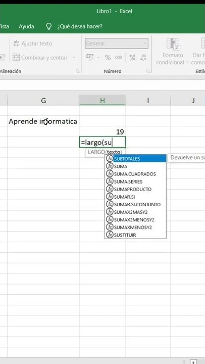 Contar Caracteres En Excel Excel Shorts Cursoexcel Cursodeexcel Excelgratis Tutorial Youtube