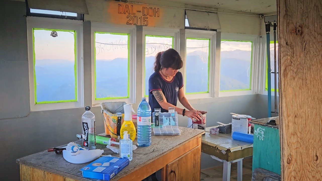 restoring a forgotten fire lookout - YouTube