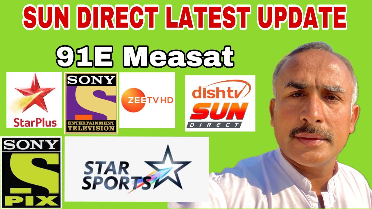 Sun Direct @91E Latest Update Dish Setting and Channel List 2024. - YouTube