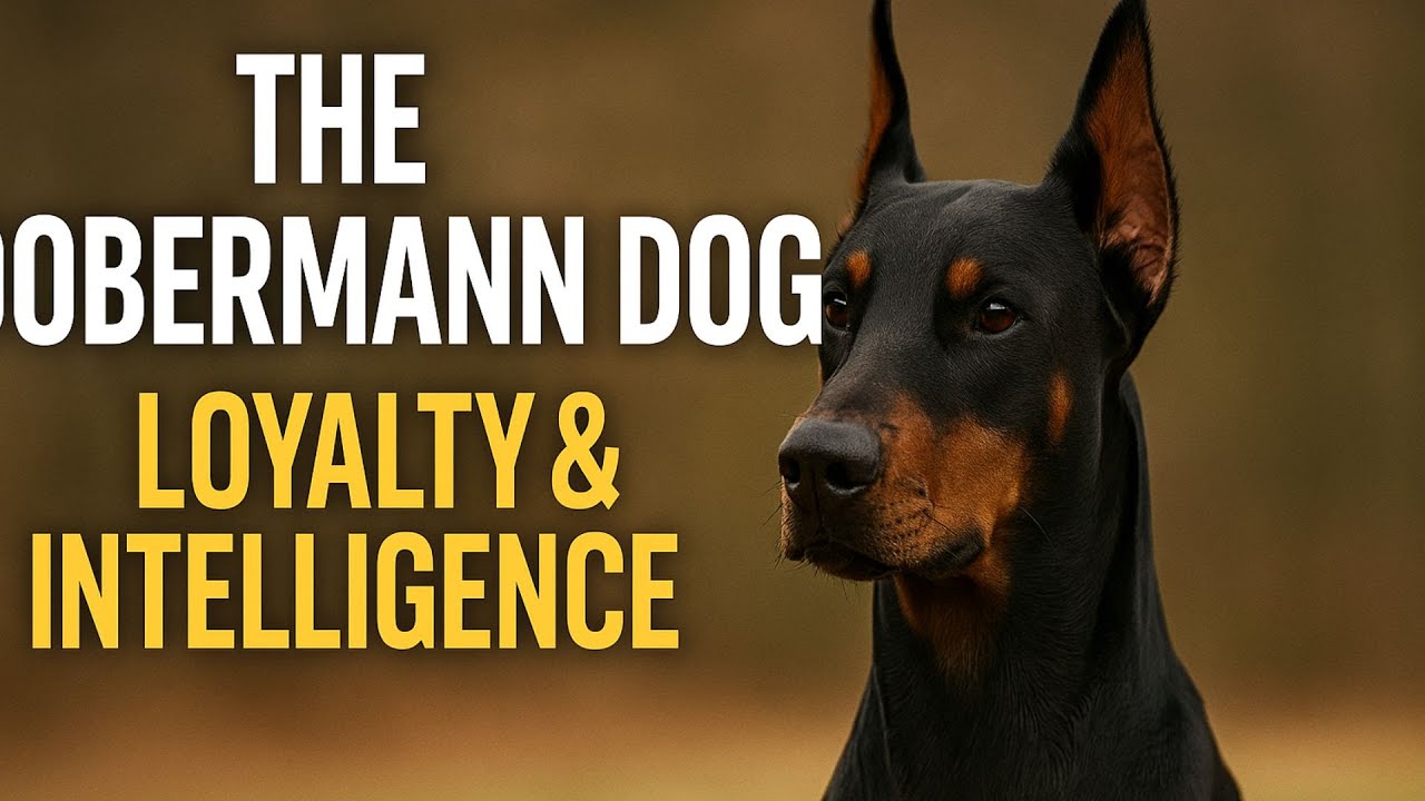 The Dobermann Dog | History, Traits , Loyalty , Intelligence - YouTube