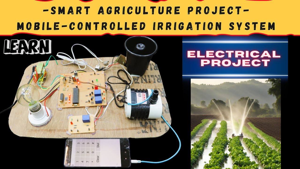 Mobile Phone Controlled Watering /Irrigation Project for Effortless ...