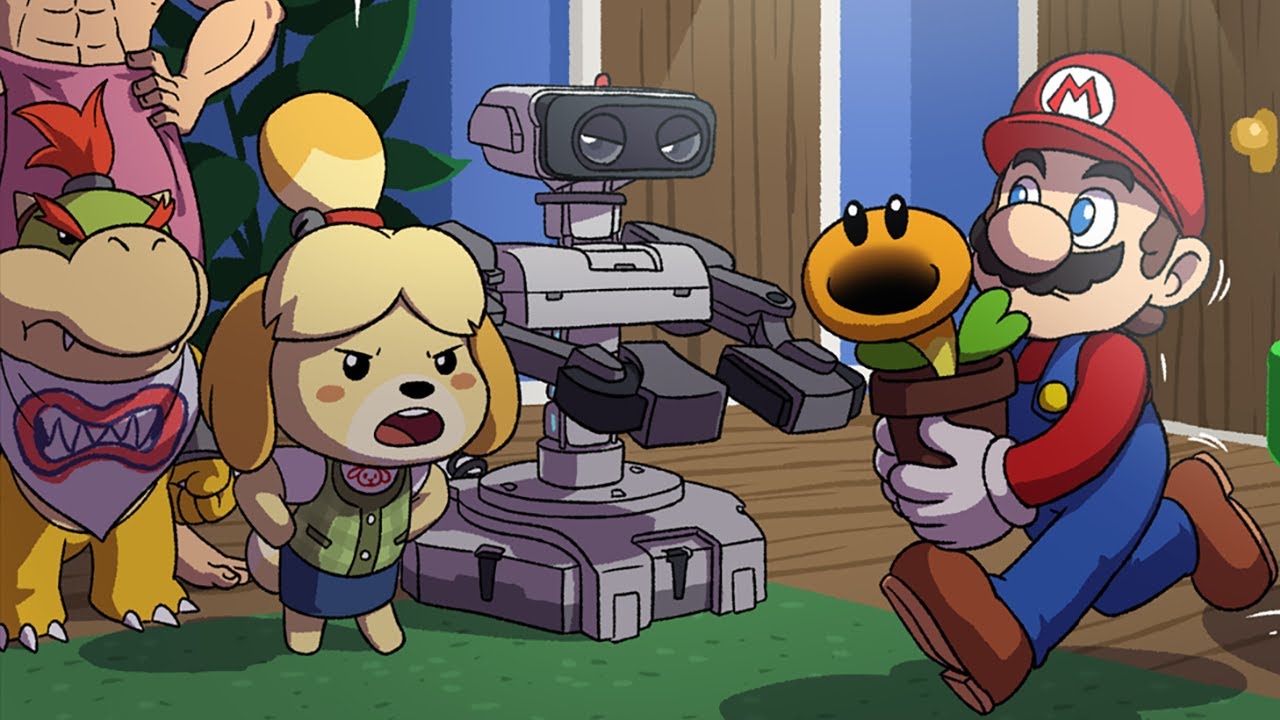 The Talking Flower Terrorizes the Smash House - YouTube