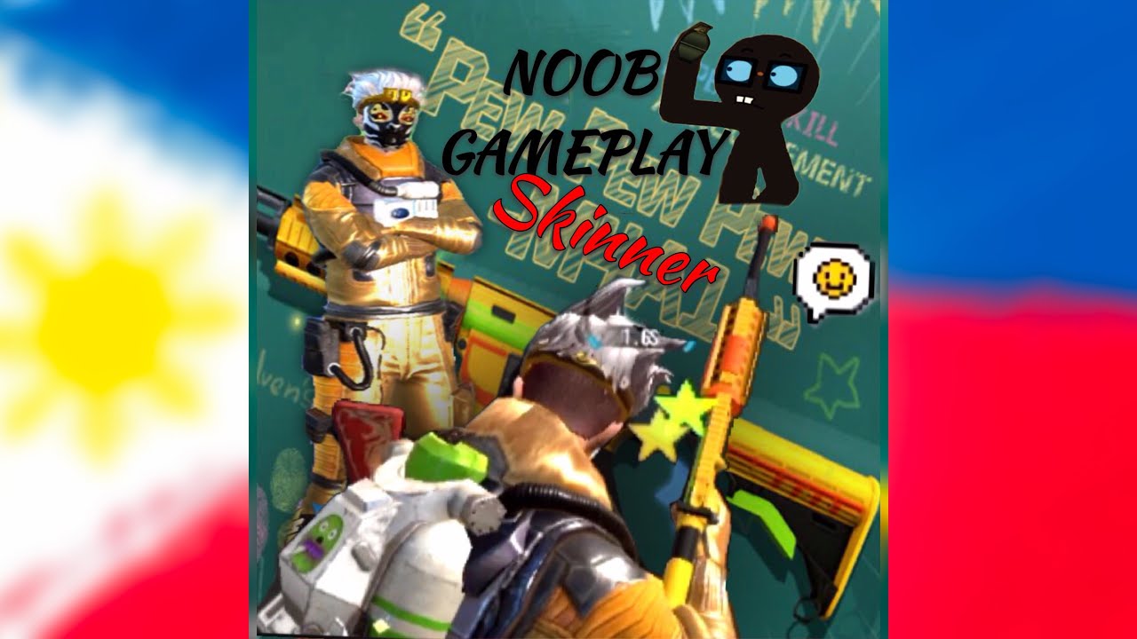 NOOB SKINNER!*PEW PEW PEW+GOLD ASTRONAUT SKIN - YouTube