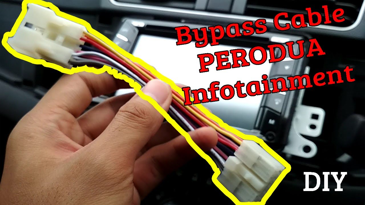 DIY Bypass Cable Infotainment untuk Perodua Bezza! Dan cara buka ...