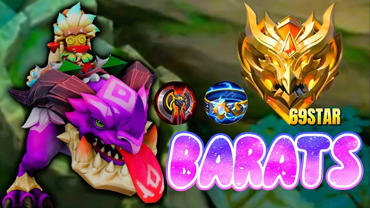 [R69STAR] OP BARATS EXP-LANE | BEST BUILD & EMBLEM | MLBB - YouTube