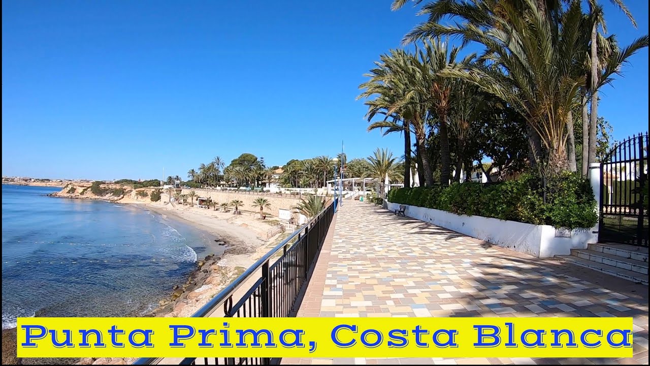 Punta Prima near Torrevieja, Alicante, Southern Costa Blanca, Spain ...