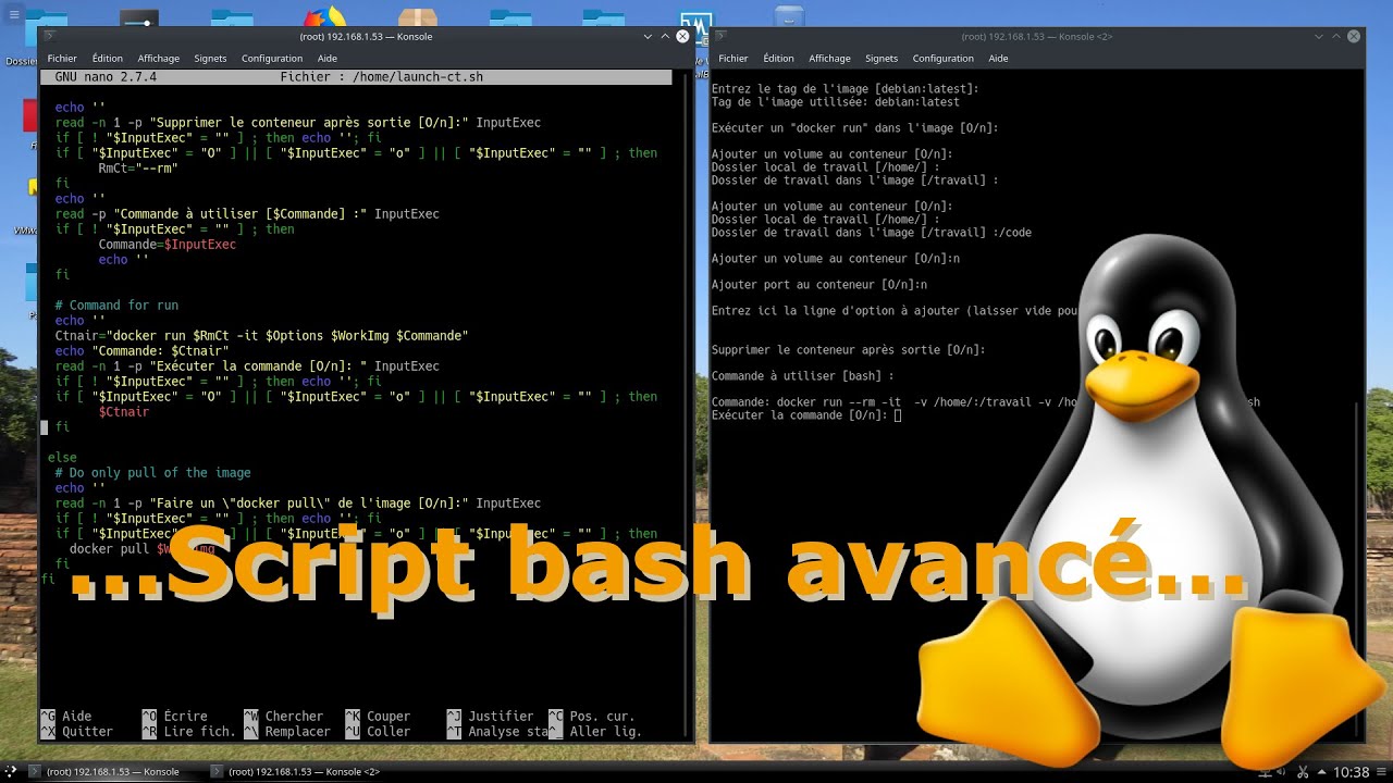 Script Shell Bash Avancé Avec Variables Boucles Et Interceptions Du