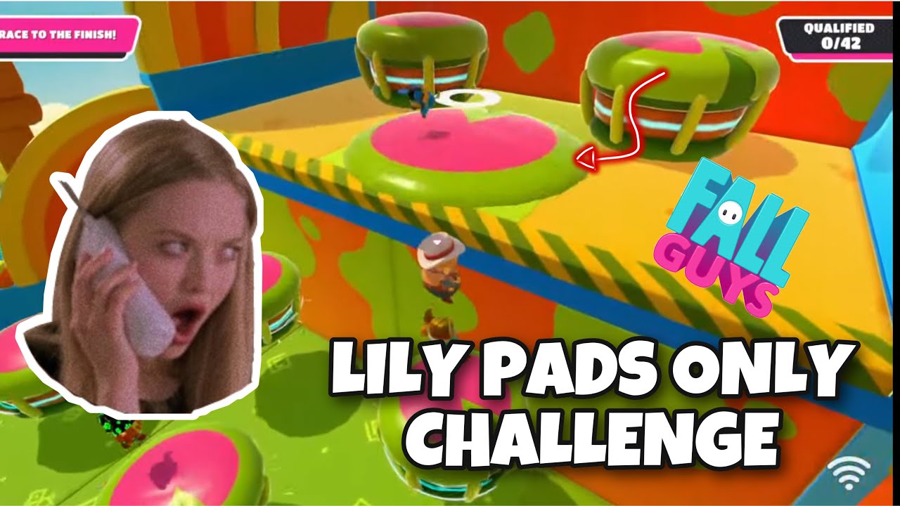 LILY LEAPERS ONLY LILY PADS CHALLENGE | NO TOUCHING THE GROUND ALLOWED ...
