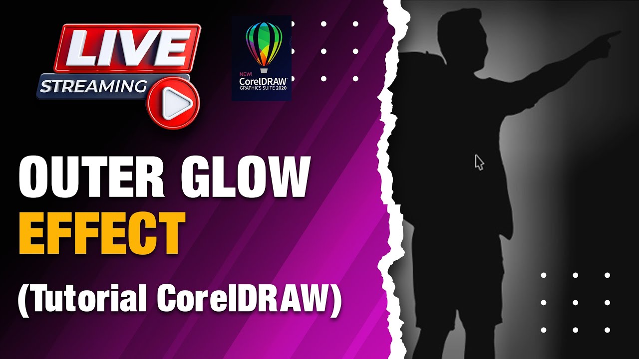 CorelDRAW Tutorial - Outer GlowEffect | Cara Membuat Efek Outer Glow Di ...