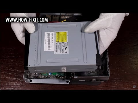 XBOX 360 SLIM optical drive replacement, sustitución de la unidad ...