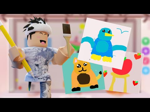 I BECAME AN ARTIST IN ROBLOX SPEED DRAW… - YouTube