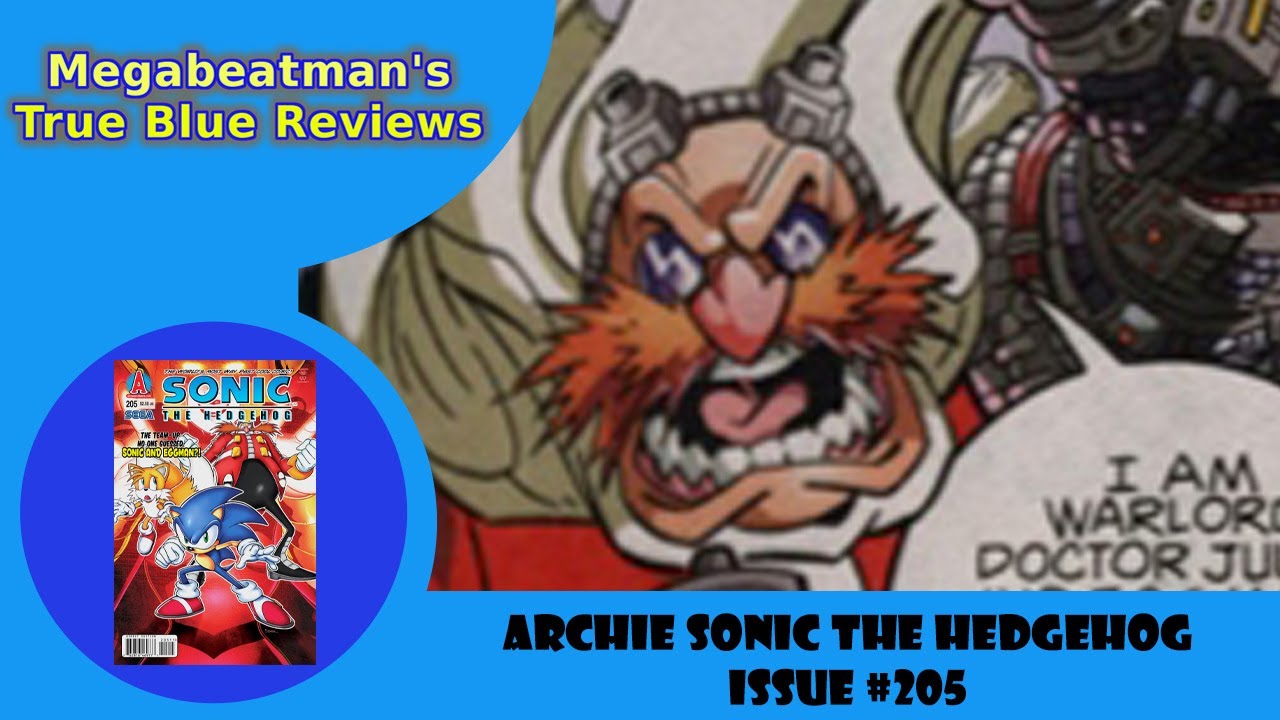 Archie Sonic The Hedgehog #205 | A Comic Review by Megabeatman - YouTube