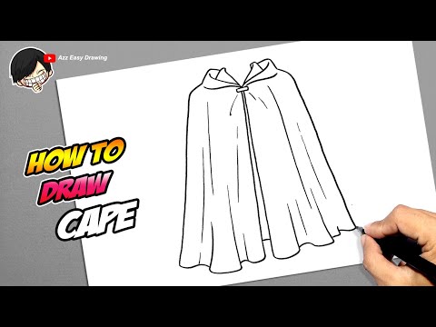 How to draw a Cape - YouTube