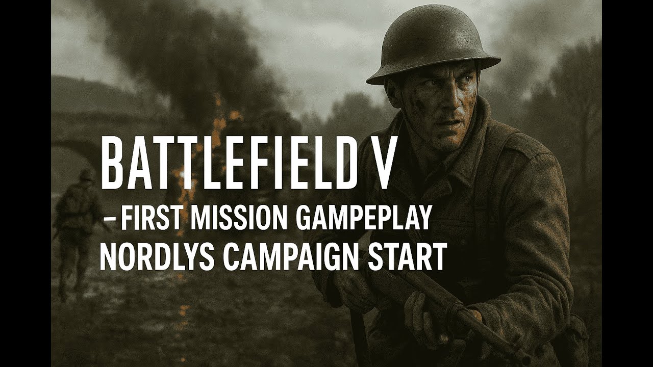 Battlefield V – First Mission Gameplay | Nordlys Campaign Start - YouTube