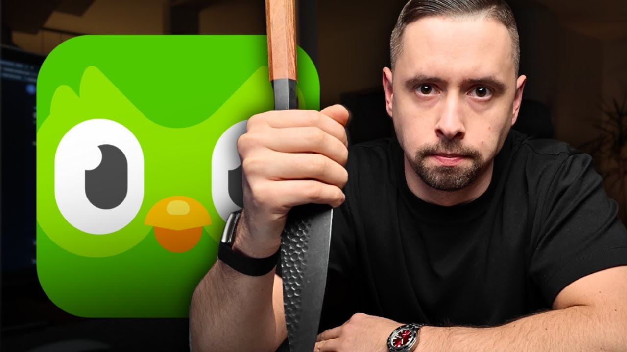 Duolingo: krentantis peilis ar didžiausia 2025 metų galimybė? - YouTube