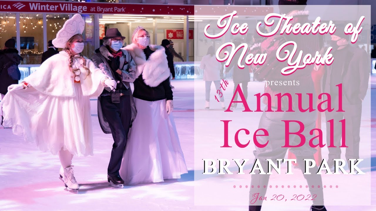Annual Ice Skating Ball in Bryant Park presented by Ice Theater of New ...