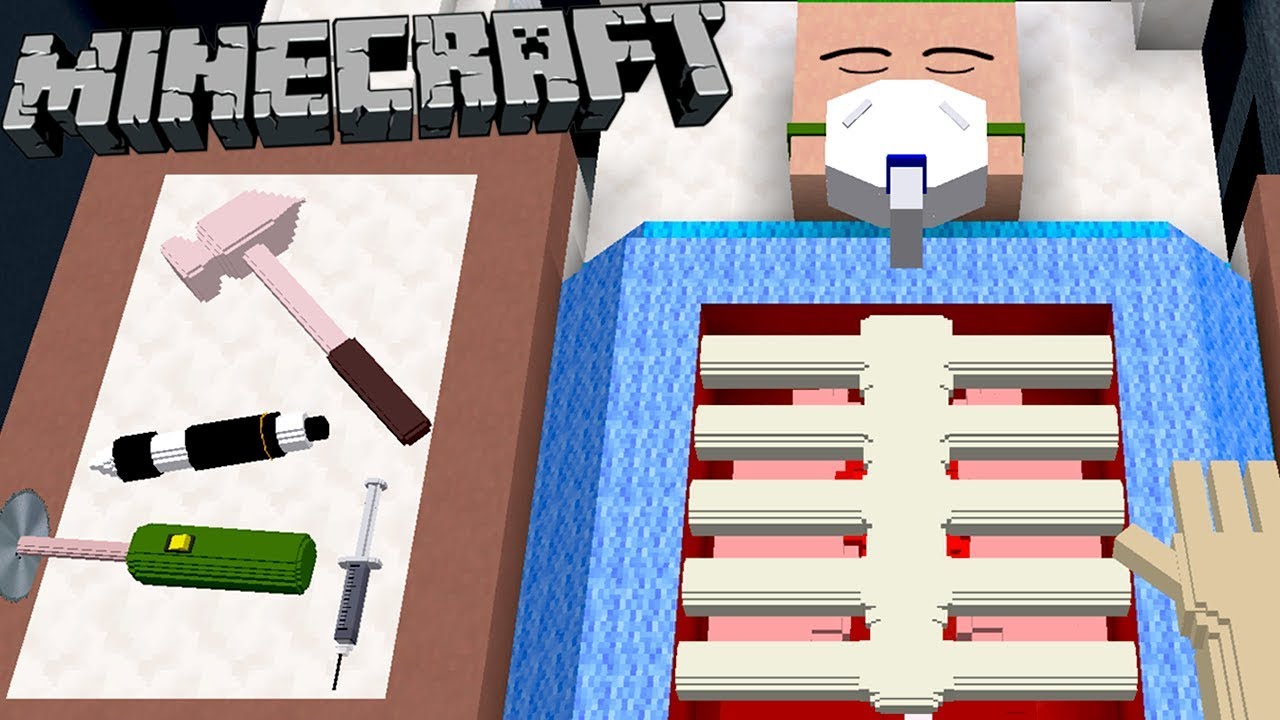 VOCÊ AGUENTA FAZER A CIRURGIA MAIS REALISTA DO MINECRAFT ATÉ HOJE ...