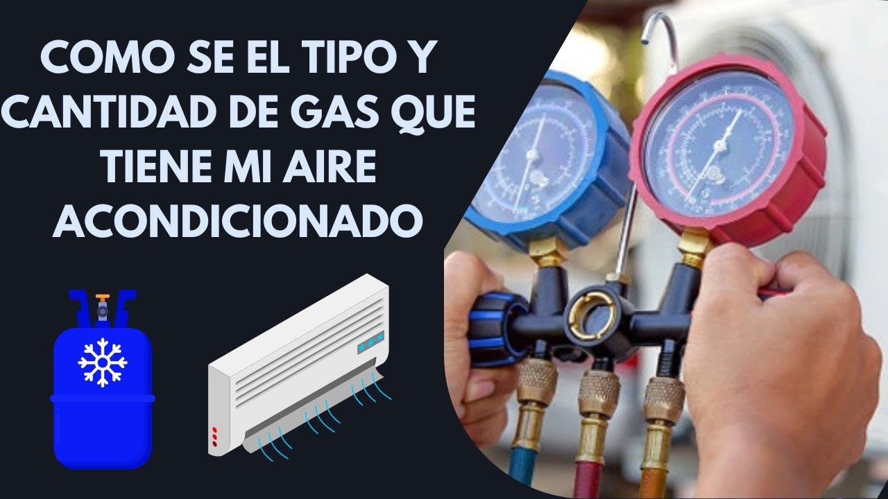 ¿Qué GAS usa mi AIRE acondicionado? ️🧪 Cómo identificarlo y carga ...