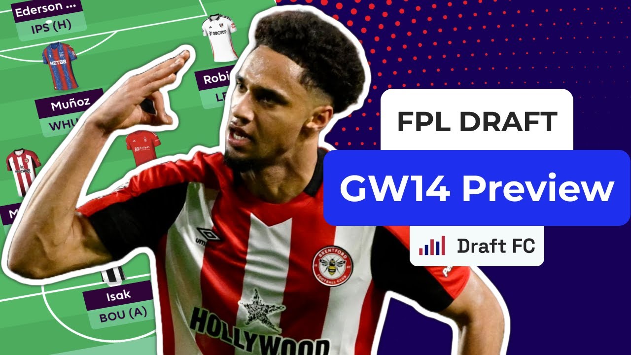 GAMEWEEK 14 WAIVER TIPS for DRAFT FPL - YouTube