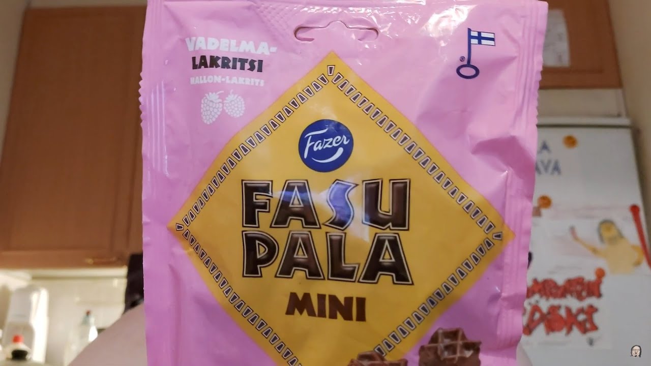 Hampaaton läski syö: Osa 1014 - Fazer Fasupala Mini Vadelma-lakritsi ...