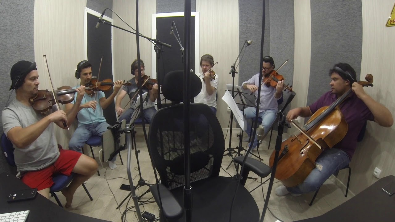 Gravação de Cordas - Boris Bass (Prod) Karinah (Cant) e Jota Moares ...