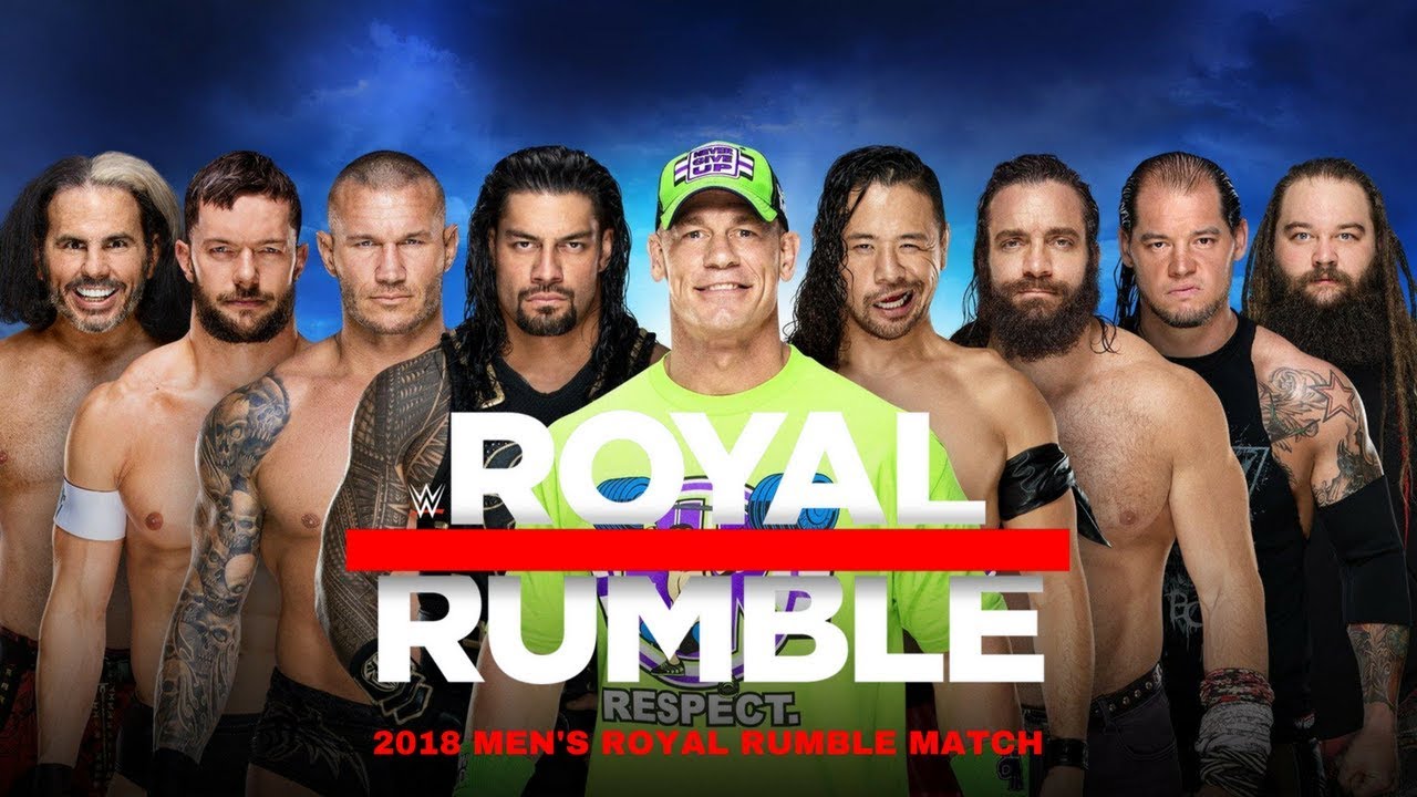 WWE Royal Rumble 2018: The Men's Royal Rumble Match: Part One - YouTube