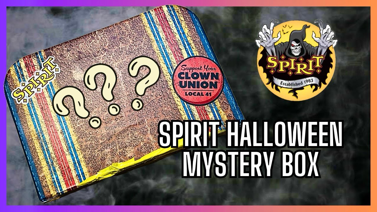 Unboxing MYSTERY BOX Spirit Halloween 2024 🎃 - YouTube