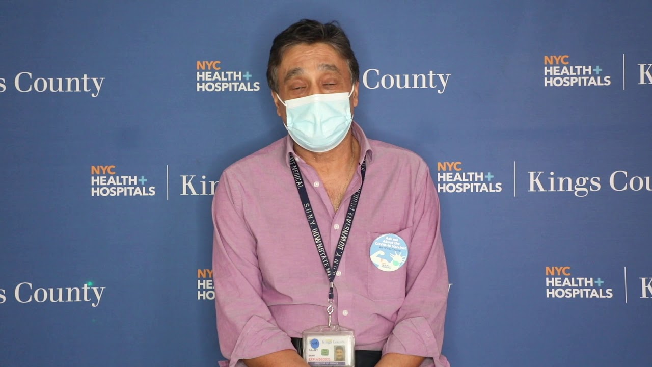 NYC Vax Champ | Dr. Samir Fahmy, Chief of Medicine & Director of ICU ...