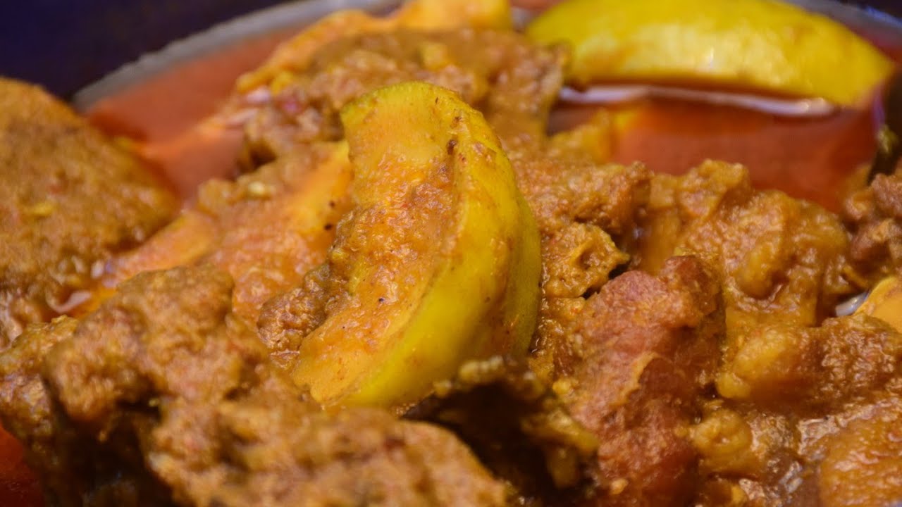 সিলেটের ঐতিহ্যবাহী সাতকরা দিয়ে মাংস রেসিপি || sylheti traditional ...