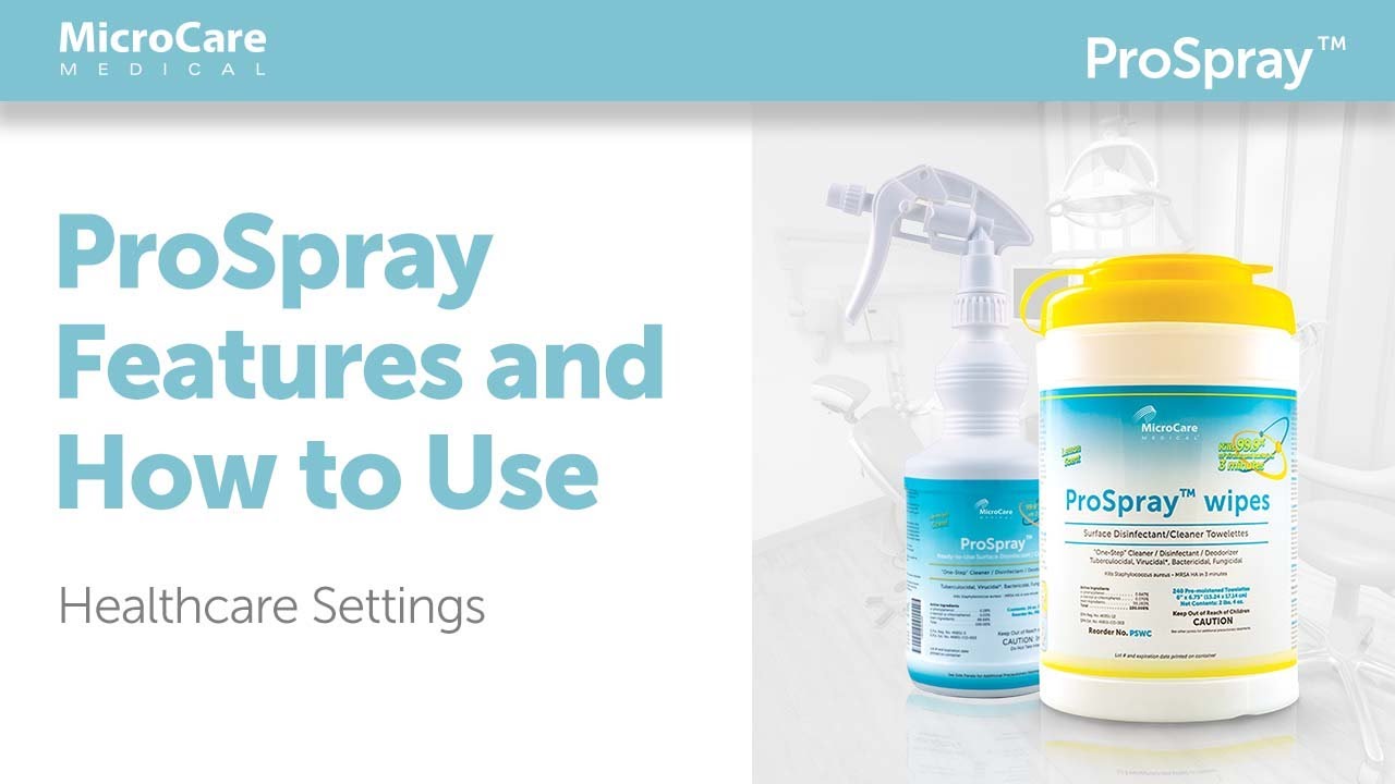 ProSpray Wipes Surface Disinfectant for Medical and Dental Settings ...