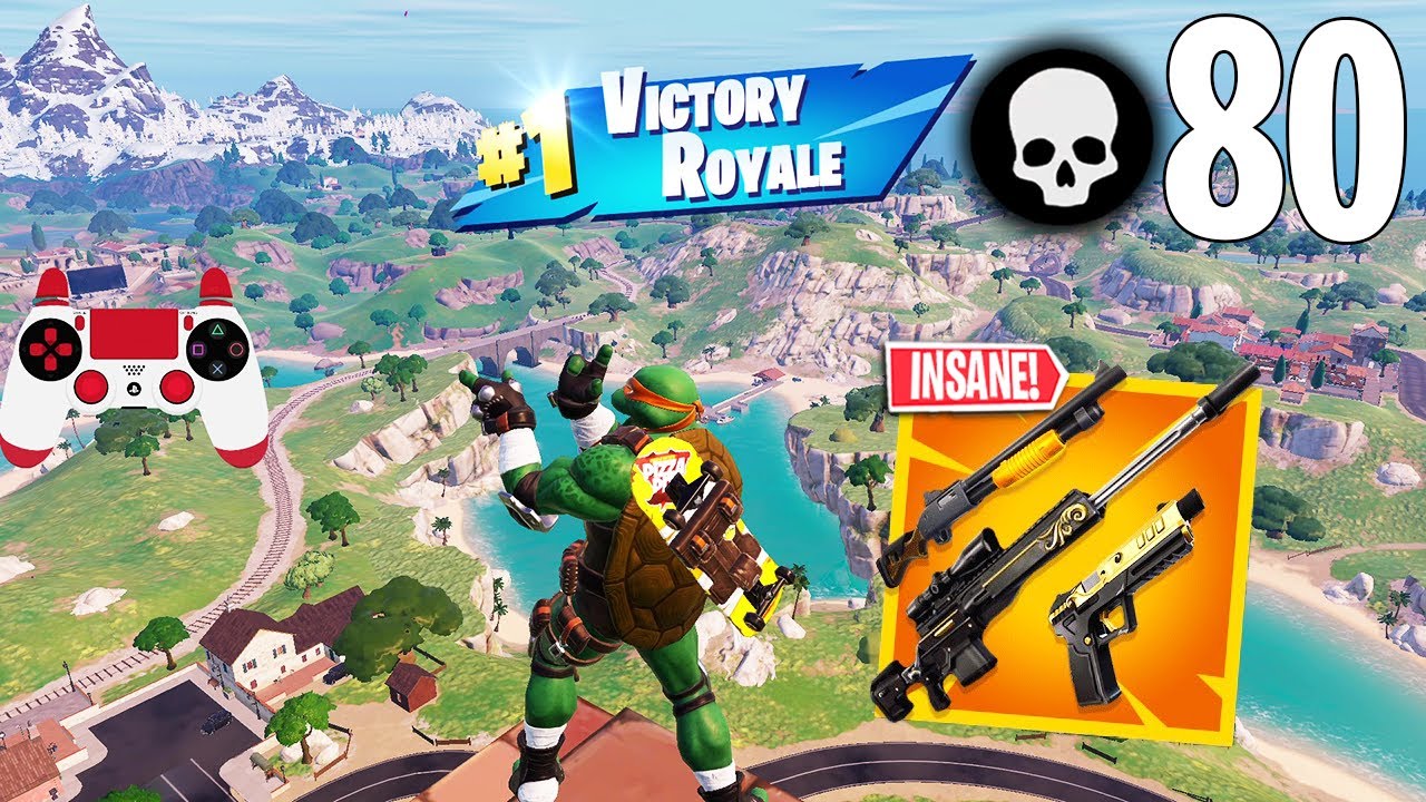 80 Elimination Solo Vs Squads Gameplay Wins (NEW Fortnite Chapter 5 PS4 ...