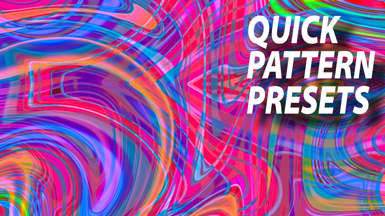 Create Quick Colorful Pattern Photoshop Presets | How To | Seamless ...