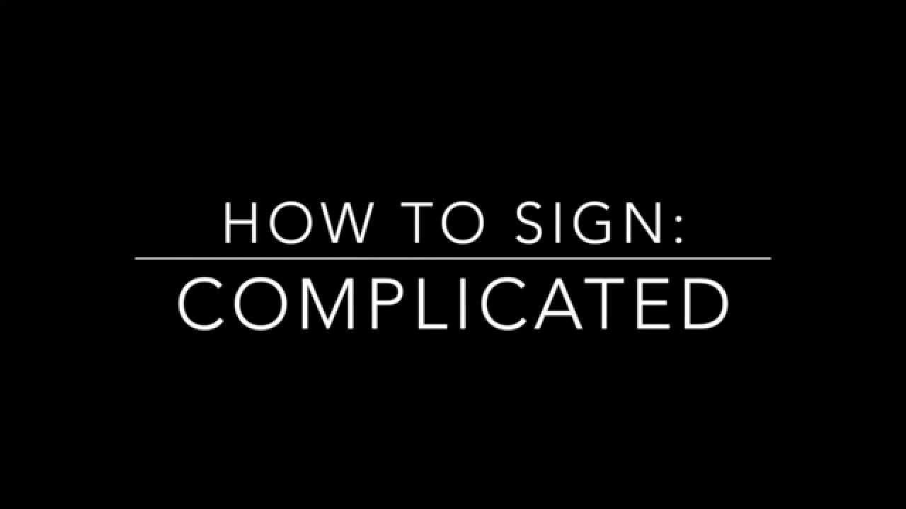 Learn How To Sign The Word Complicated YouTube learn-how-to-sign-the-word-complicated-youtube