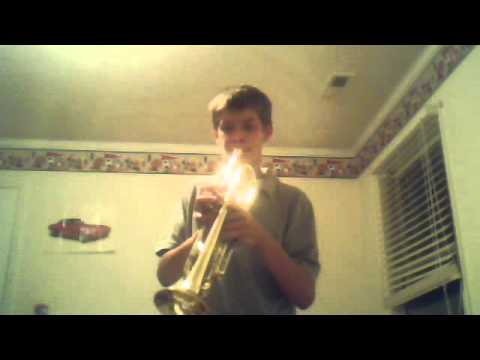 MrEZCZ simple gifts trumpet solo #149 essential elements - YouTube