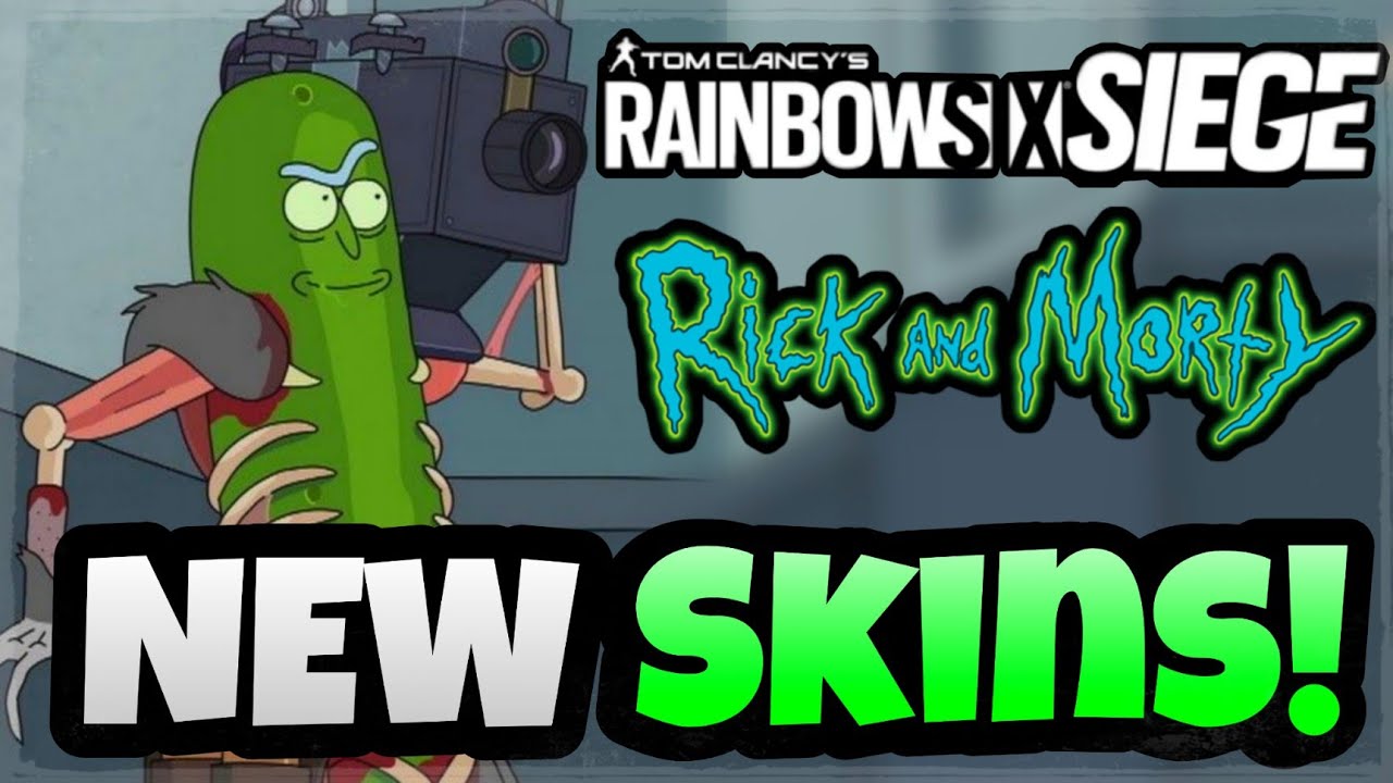 New Images Of Rick And Morty Crossover Skins In Rainbow Six Siege ...