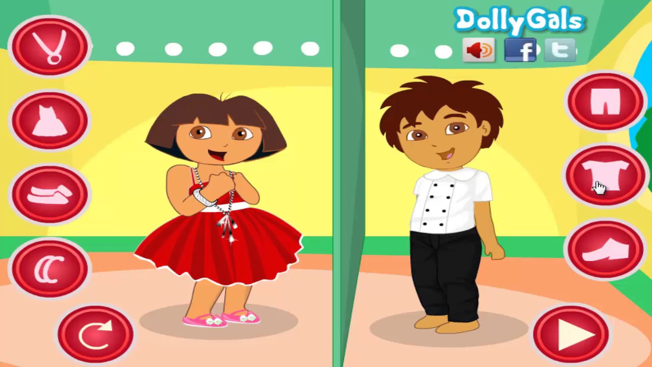 Dora and Diego in a Red Carpet Show Dora Video Games For Kids - YouTube
