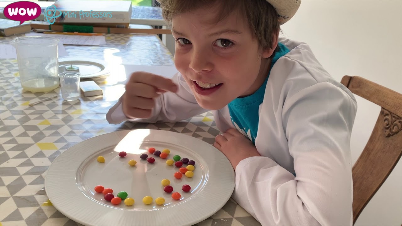 Science Saturday w Mini Professors Week 2: Rainbow Skittles - YouTube