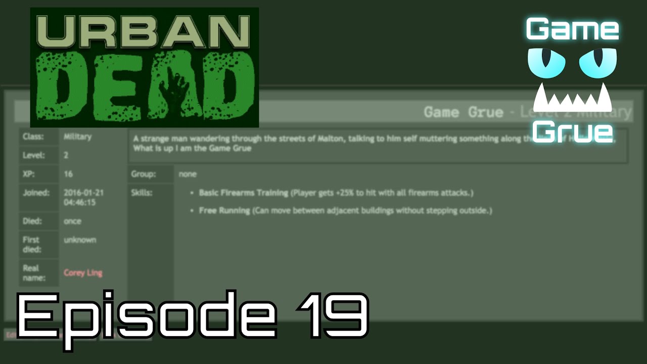 Urban Dead Let's Play Episode 19 - Locked and Loaded - YouTube