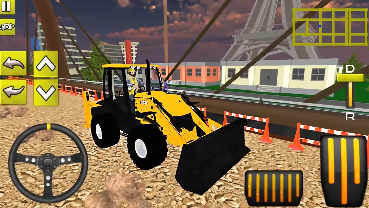City Road Construction Simulator | Construction Vehicles: Excavator ...