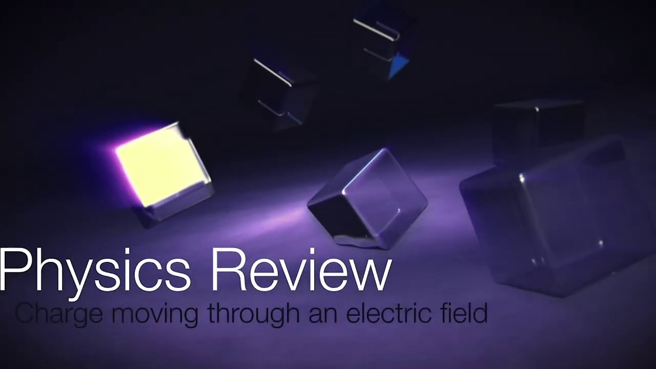 Electron moving in an Electric Field - YouTube