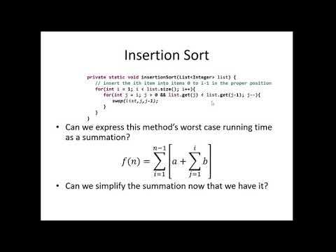 Insertion Sort - Data Structures - YouTube