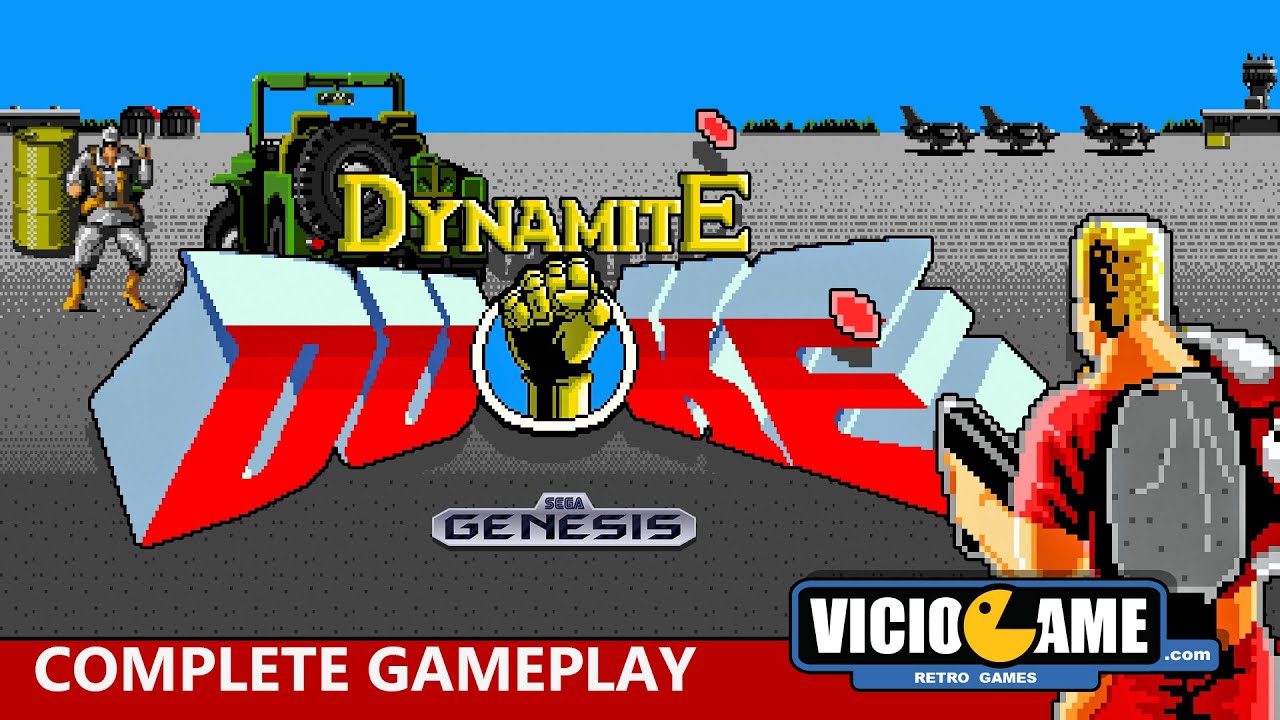 🎮 Dynamite Duke (Mega Drive) Complete Gameplay - YouTube
