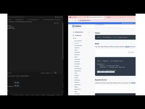 PrimeNg Error | NG05105: Unexpected synthetic listener | fixed - YouTube