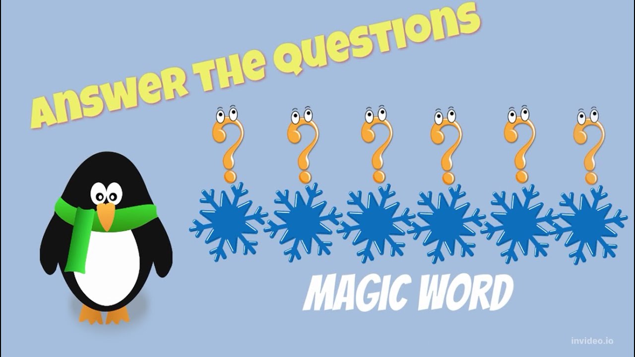 Answer the Questions |Magic word | Speaking | Common questions ...