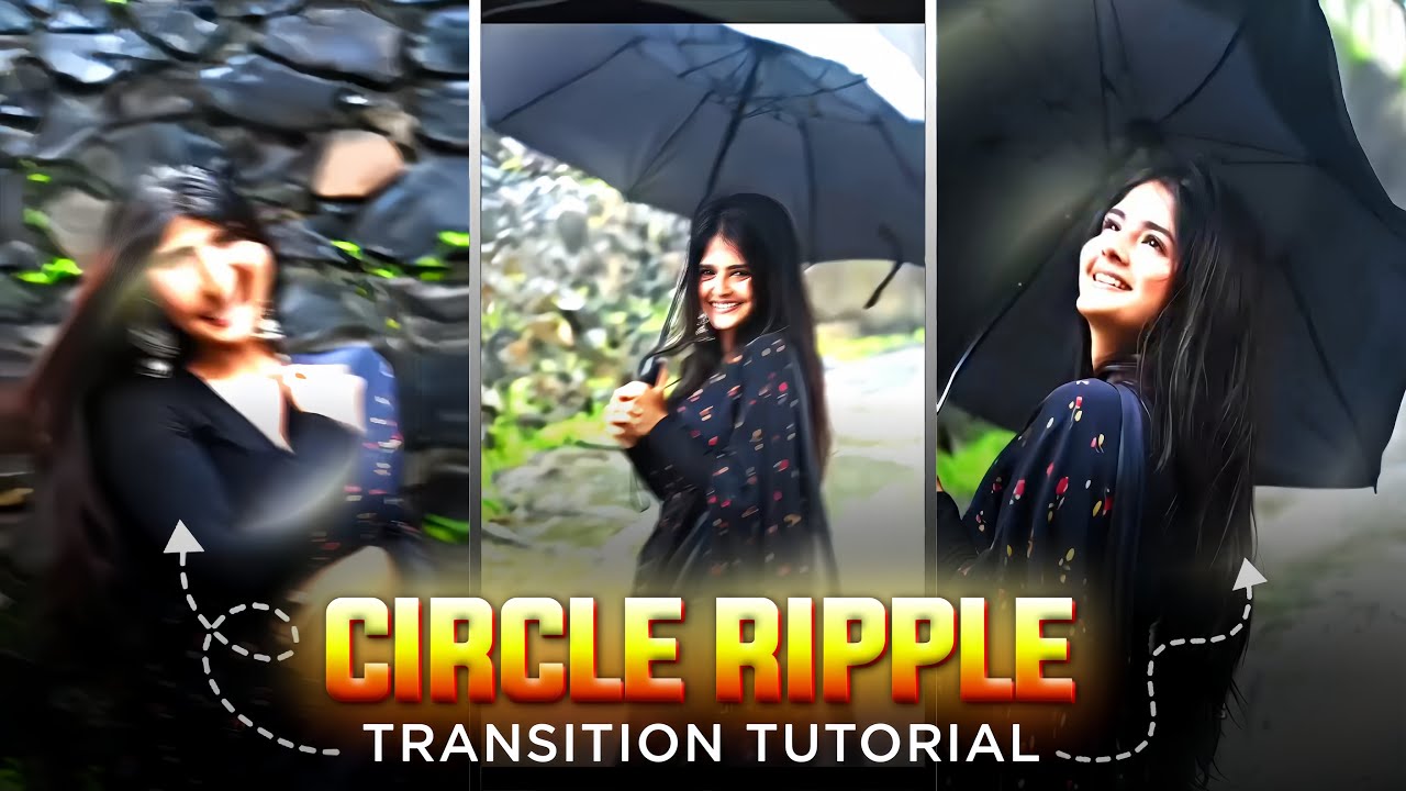 Trending Circle Ripple Transition Reel Editing Tutorial | Trending ...