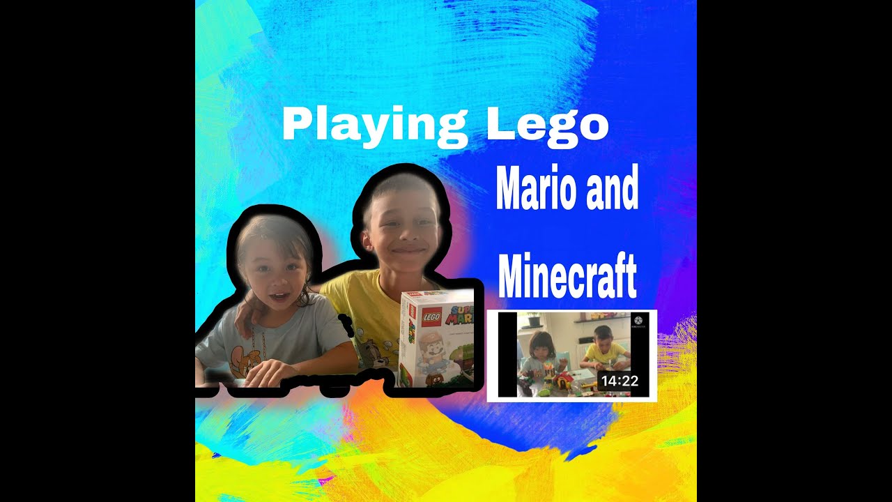 playing Lego Mario and Minecraft - YouTube