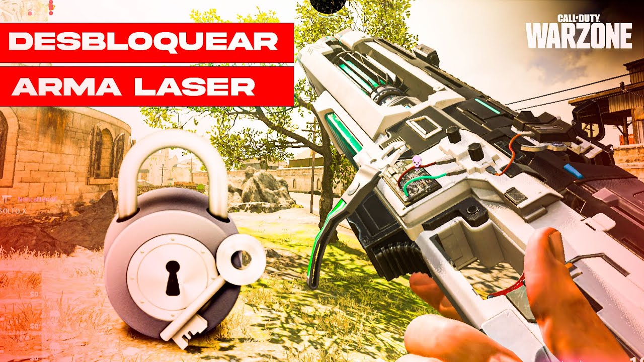 Como DESBLOQUEAR a ARMA LASER *META* no WARZONE - EX1 🔥 - YouTube