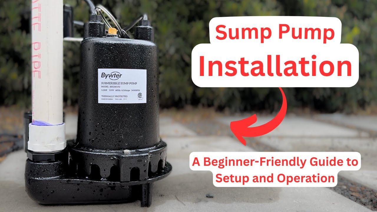 Beginner’s Guide to Installing and Piping a Sump Pump Correctly ...